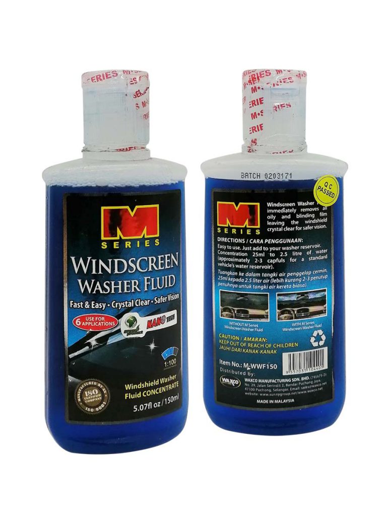 M-Series Windscreen Washer Fluid 150ml – WAXCO Auto Care
