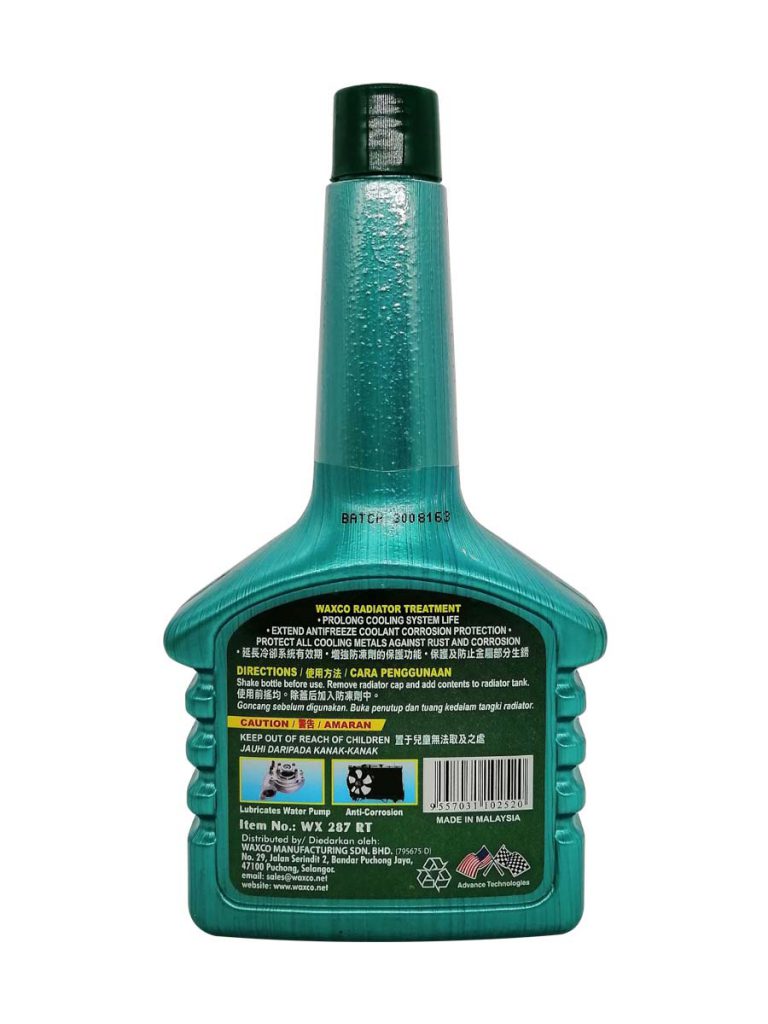 Anti Rust Radiator Treatment 287 ml – WAXCO Auto Care