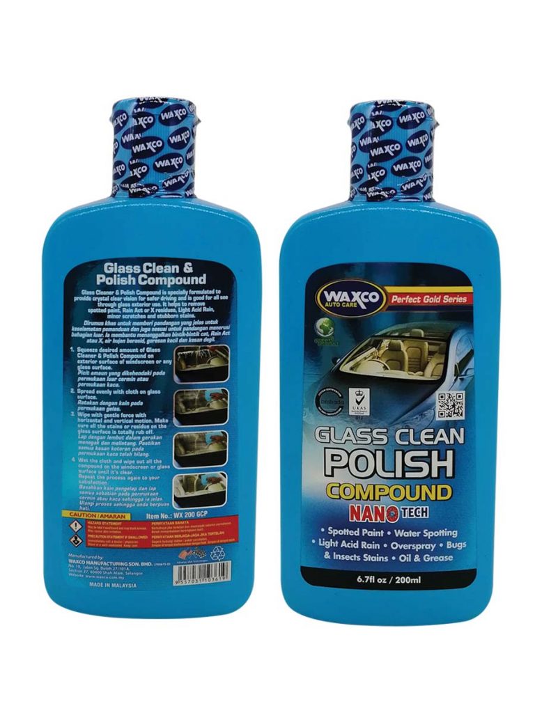 P.G.S Glass Clean Polish Compound 200 ml – WAXCO Auto Care