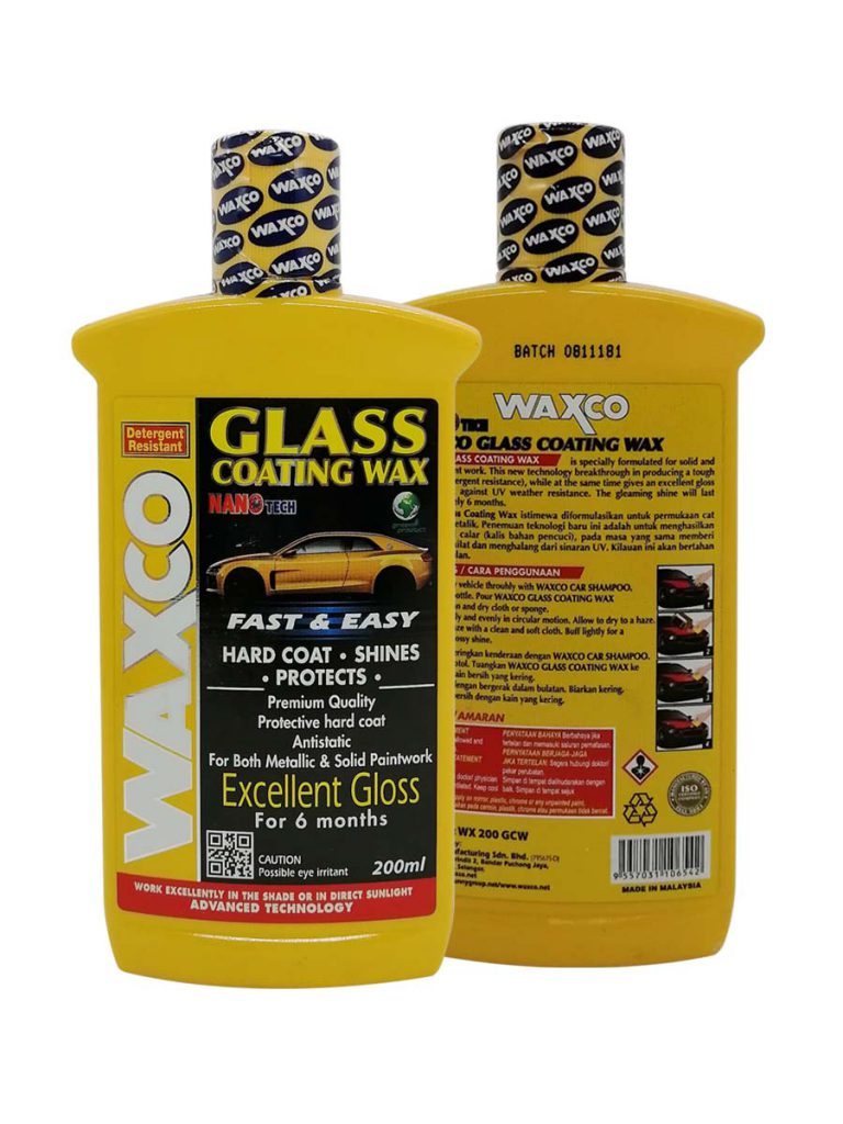 Nano Glass Coating Wax 200ml – WAXCO Auto Care