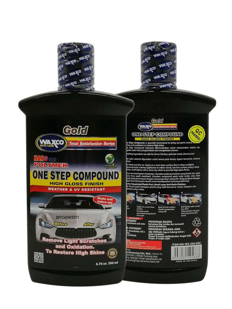 One Step Compound 200 ml – WAXCO Auto Care