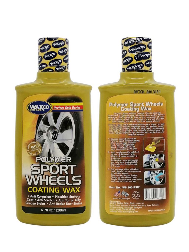 P.G.S Polymer Sport Wheels Coating Wax 200 ml – WAXCO Auto Care