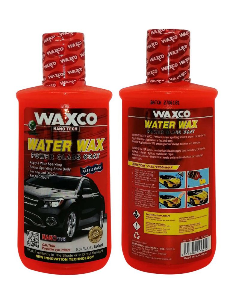 Water Wax Power Glass Coat 150ml – WAXCO Auto Care