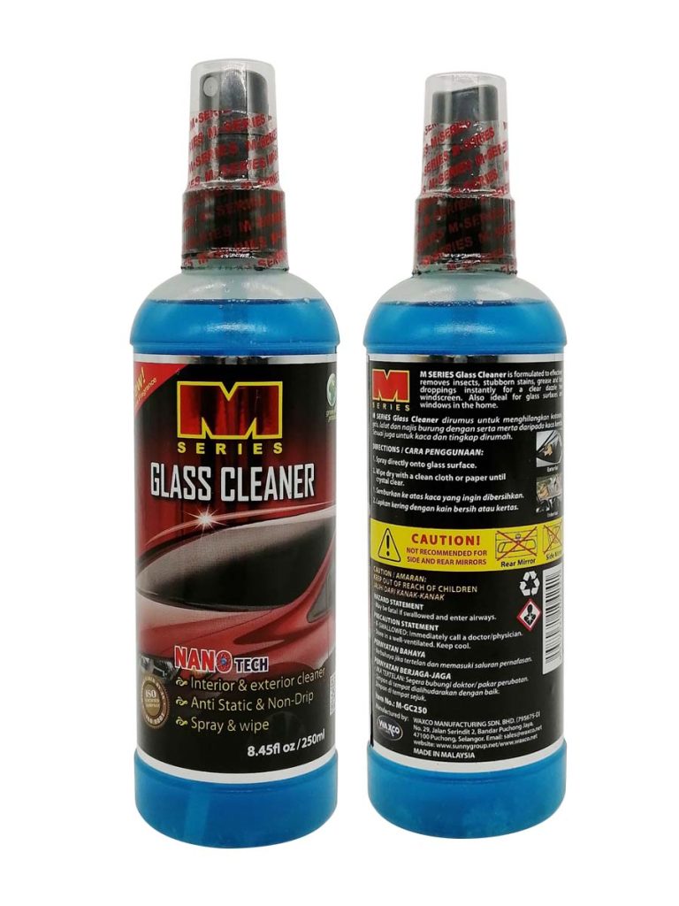 M-Series Glass Cleaner 250ml – WAXCO Auto Care