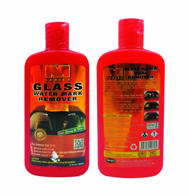 M-Series Glass Watermark Remover 200ml – WAXCO Auto Care